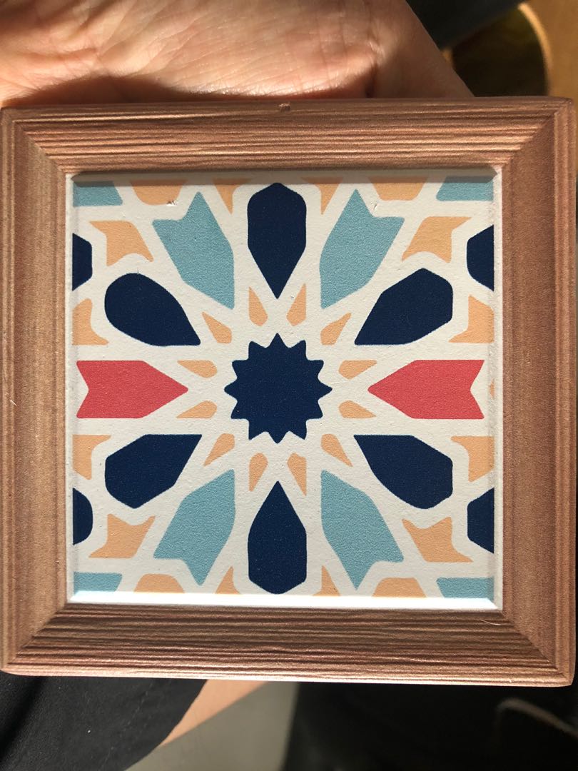 Peranakan Tile Coasters, Furniture & Home Living, Kitchenware ...