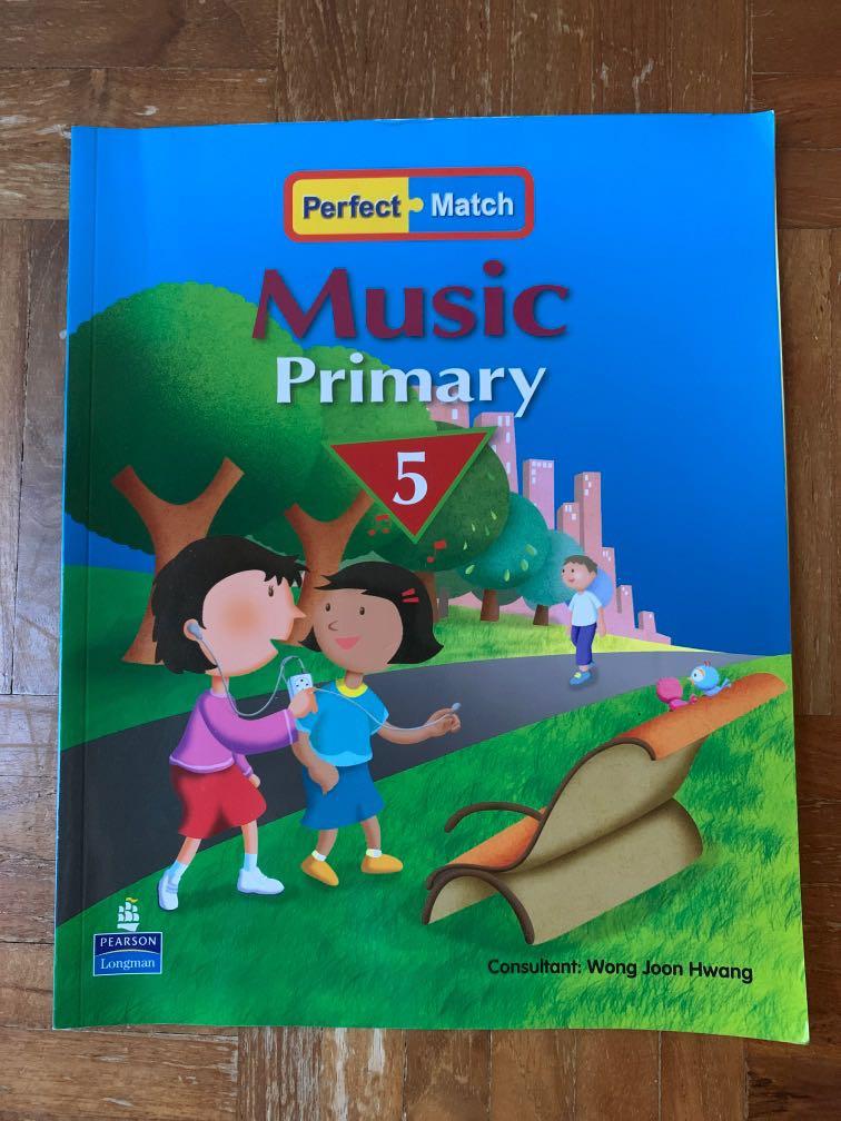 Perfect Match Music Textbooks Primary 1, 2, 3, 4 and 5, Hobbies & Toys ...