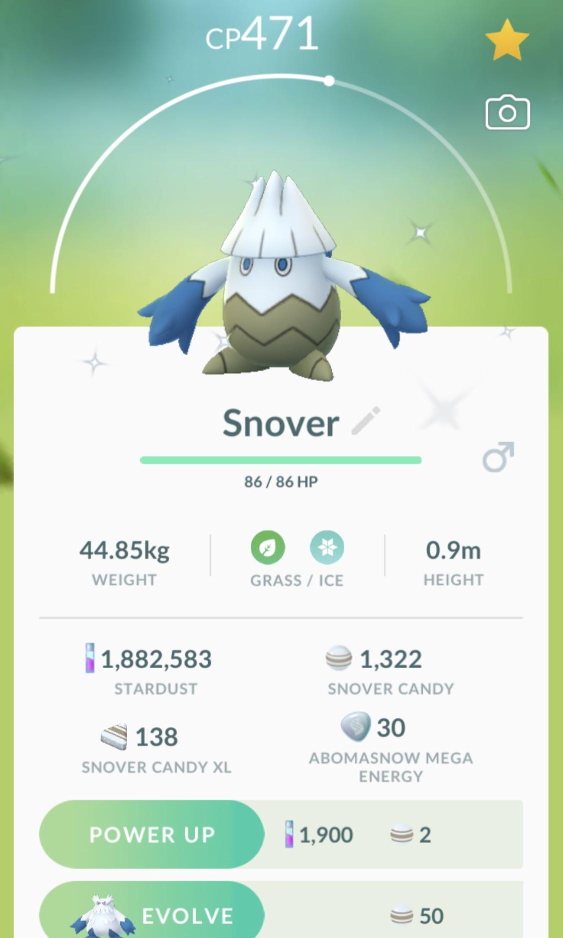 Pokemon Go shiny Snover, Video Gaming, Gaming Accessories, Game Gift ...