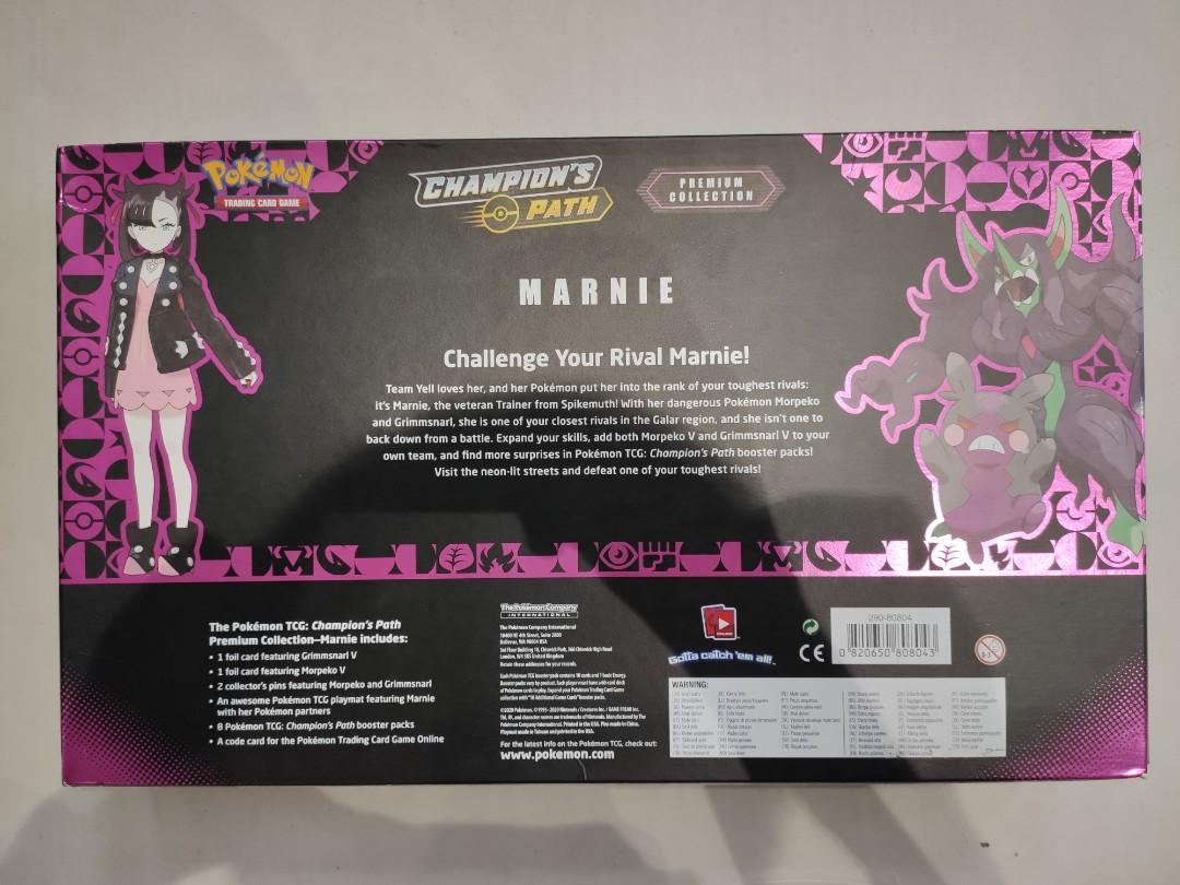Pokemon Marnie Premium Collection Champions Path Box Set Cards, Hobbies & Toys, Toys & Games on ...