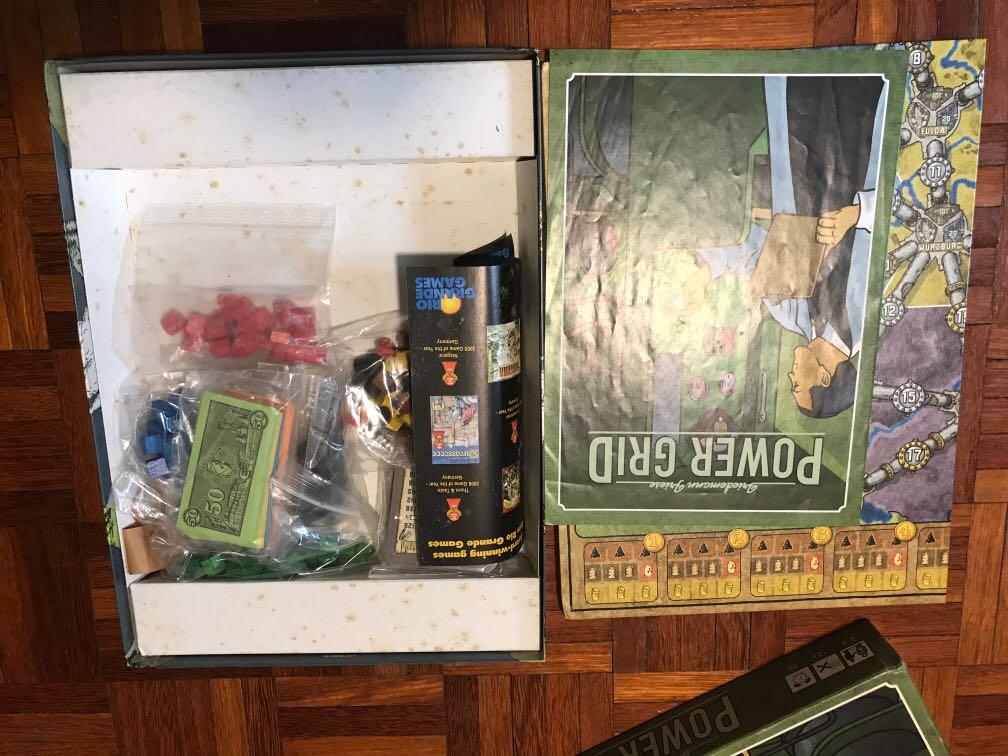 Power Grid Board Game Original Hobbies And Toys Toys And Games On Carousell