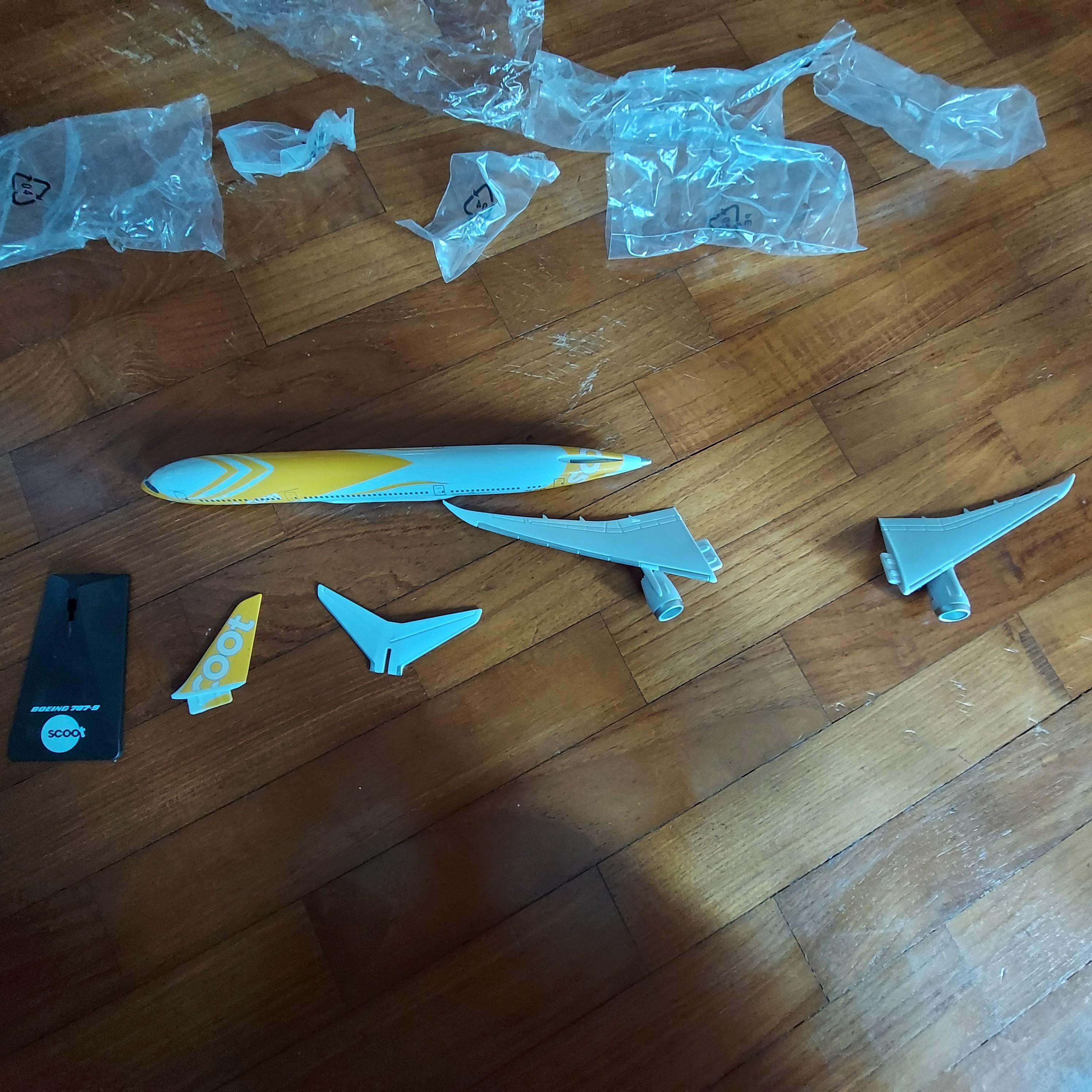 Premier Portfolio Scoot Boeing 787-9 Plastic 1:250 scale model, Hobbies ...