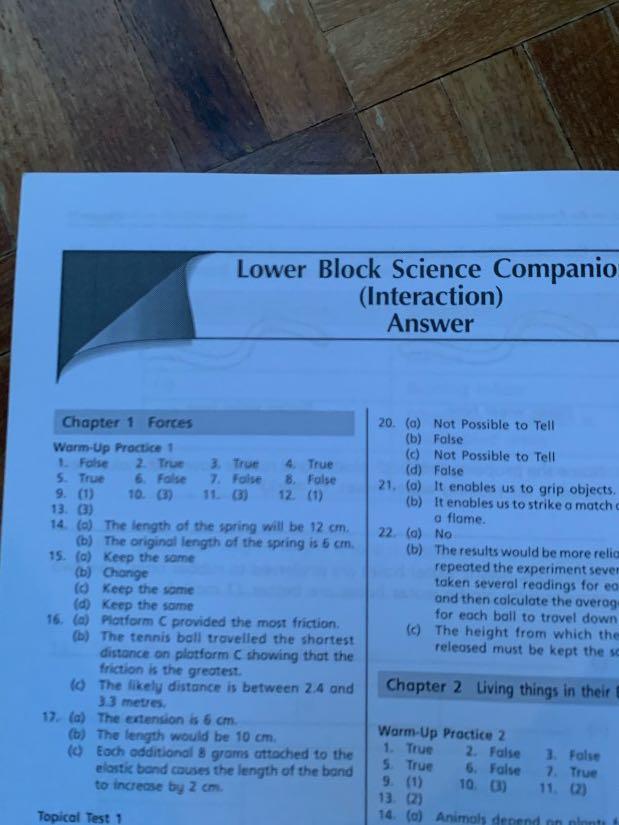 Science Companion Upper Block (P5 and P6) Interactions, Hobbies & Toys ...