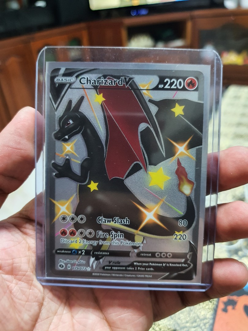 SHINY CHARIZARD V (PSA 10 MATERIAL) on Carousell