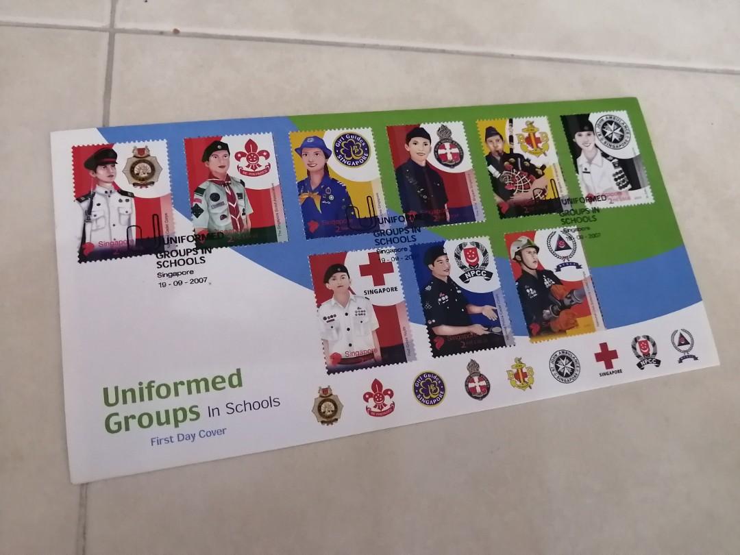 Singapore uniform group first cover, Hobbies & Toys, Memorabilia ...