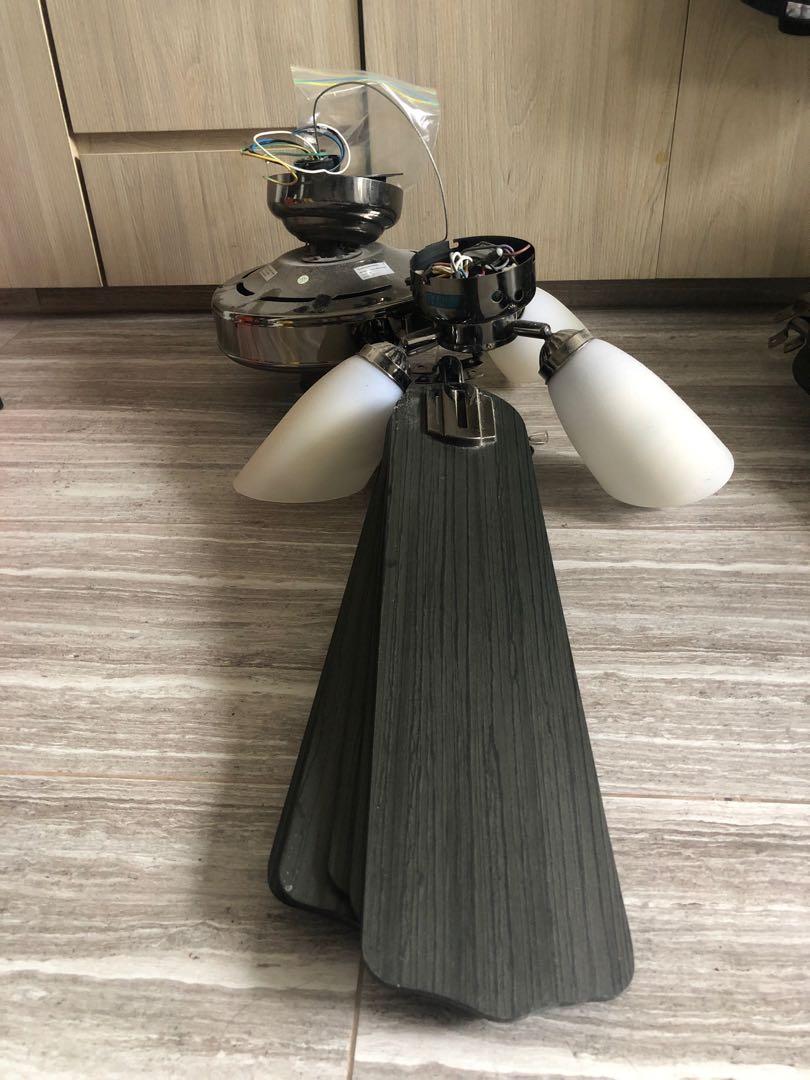 Sniper Ceiling Fan with light, Furniture & Home Living, Lighting & Fans ...