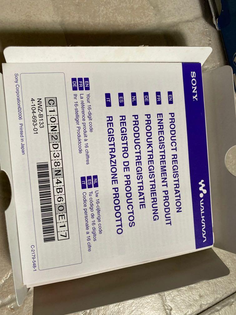 Sony Walkman B series - NWZ- B133 1GB, Audio, Portable Music Players on ...