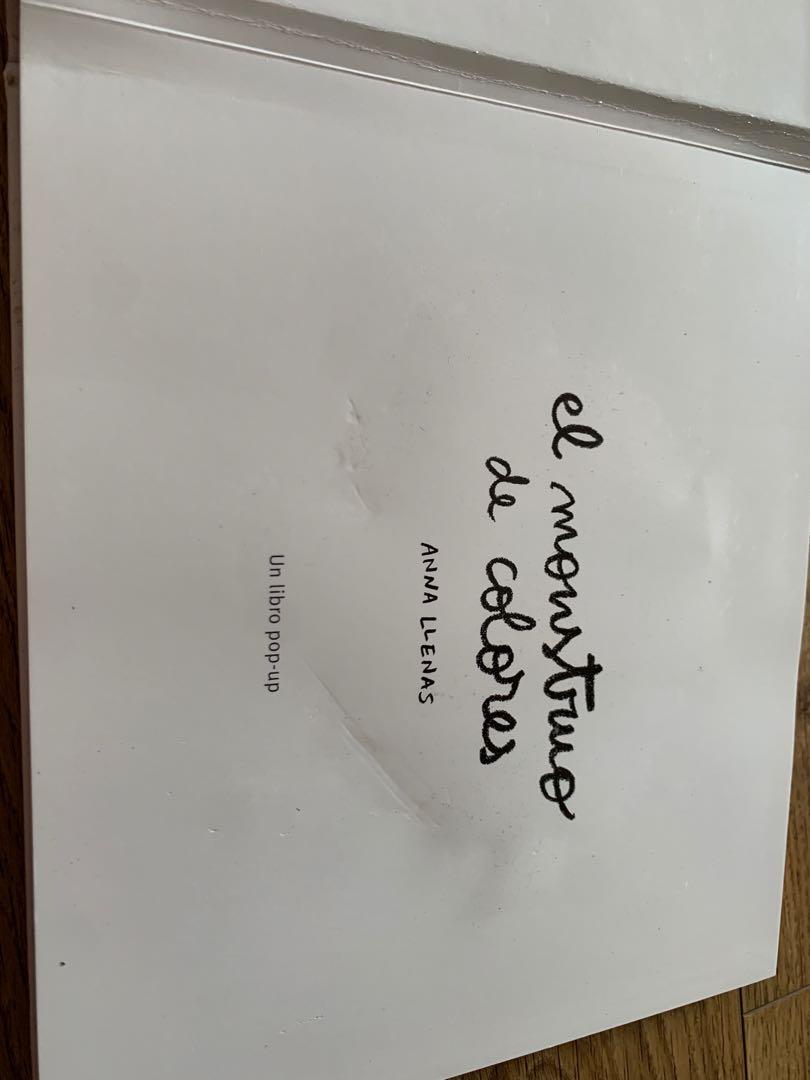 Spanish the color monsters 3D book, Hobbies & Toys, Books & Magazines ...