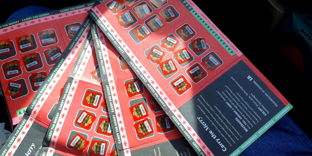 Starbucks 2021 Planner completed sticker stub, Hobbies & Toys ...