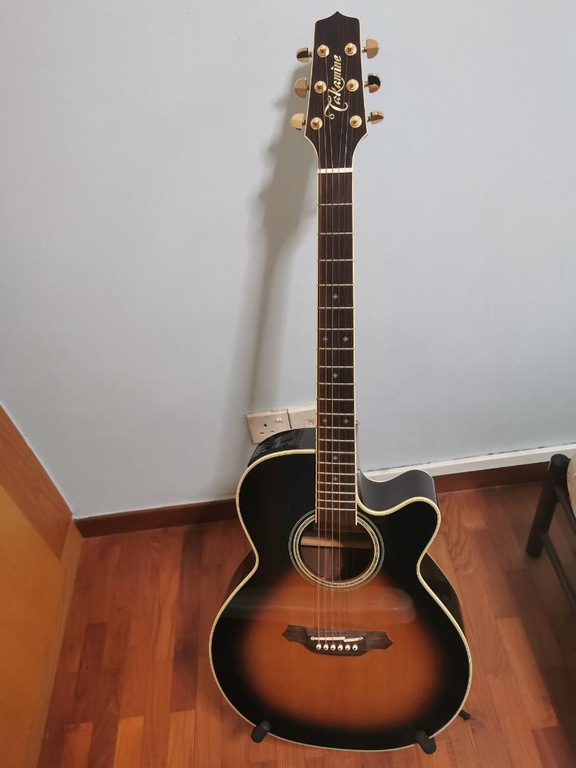 Takamine PTU541C TBS Takamine Acoustic Guitar, Hobbies & Toys, Music & Media, Musical ...
