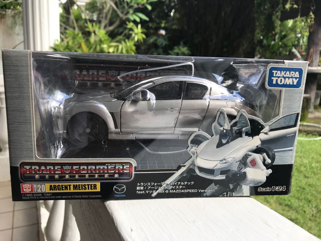 Transformers Binaltech Jazz BT-20 Mazda RX-8 Argent Meister, Hobbies ...