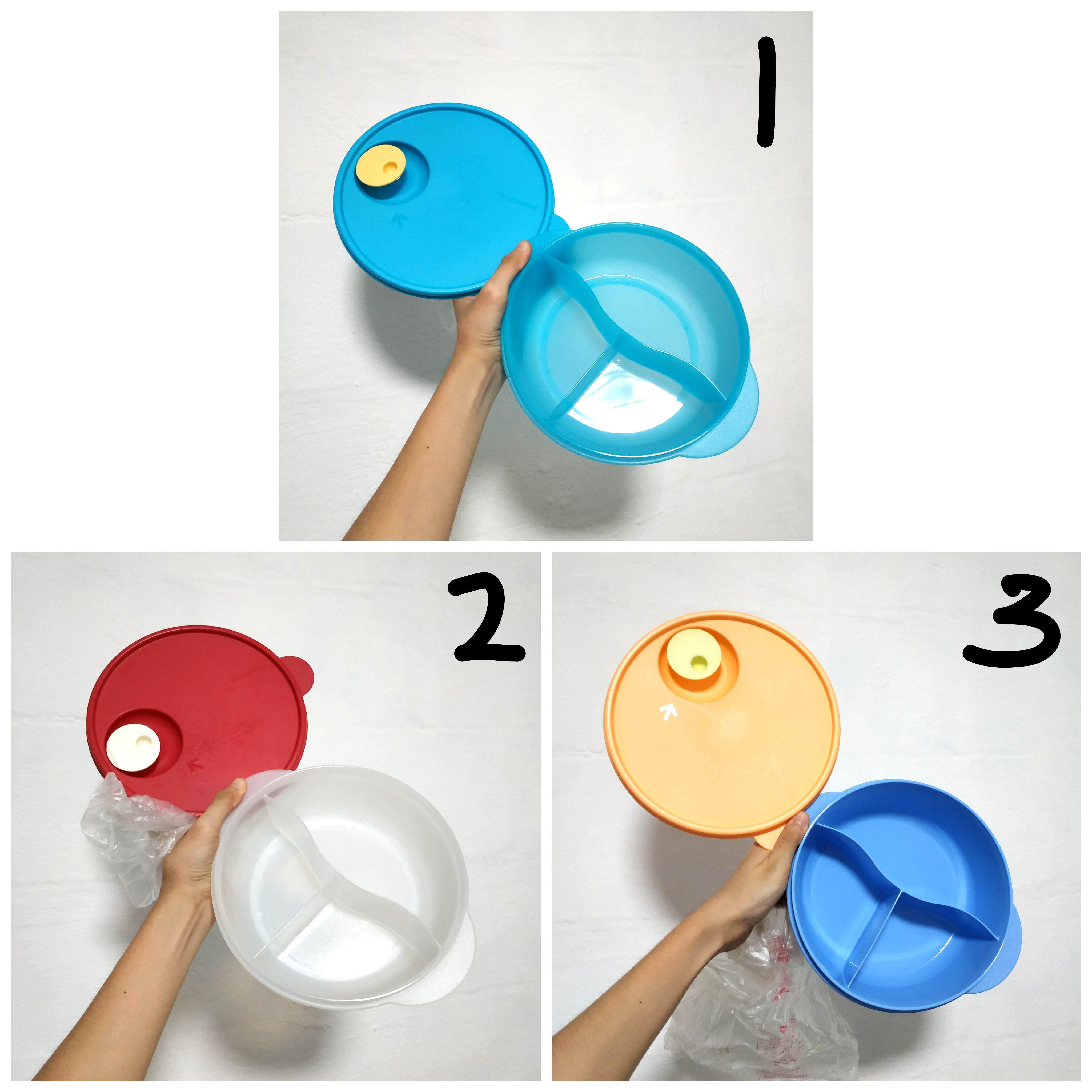 Tupperware 900 ml Microwavable/ Microwave Safe Crystalwave Reheatable ...