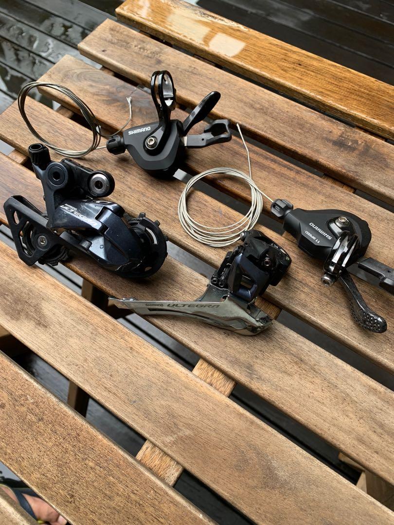 Ultegra R8000 FD and RD, 2x11 flat bar shifter, Sports Equipment ...