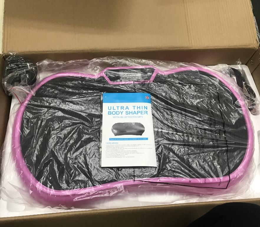 Ultra Thin Body Shaper with Bluetooth MP3, Ultra Slim Vibration Plate ...