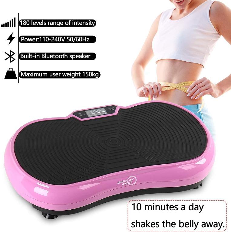 Ultra Thin Body Shaper with Bluetooth MP3, Ultra Slim Vibration Plate ...
