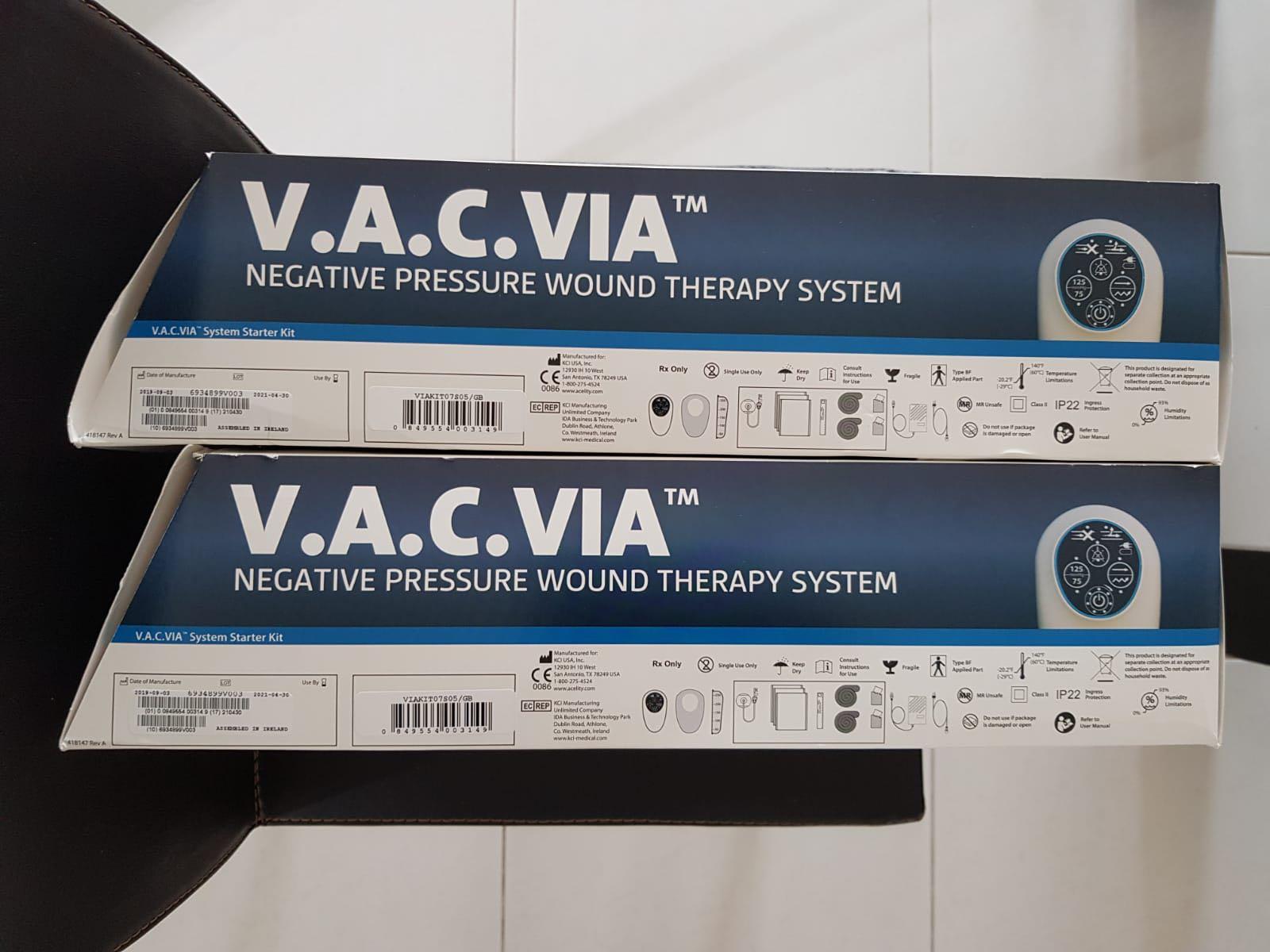 V.A.C VIA Negative Pressure Wound Pump, Health & Nutrition, Medical ...