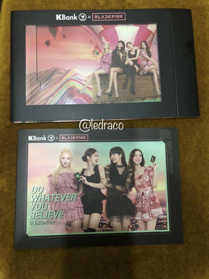 WTS OFFICIAL BLACKPINK KBANK DEBIT CARD JISOO JENNIE ROSÉ LISA, Hobbies ...