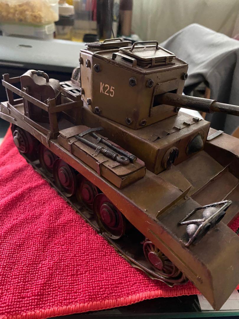 WW2 Rustic K25 Battle Tank, Furniture & Home Living, Home Decor, Vases ...