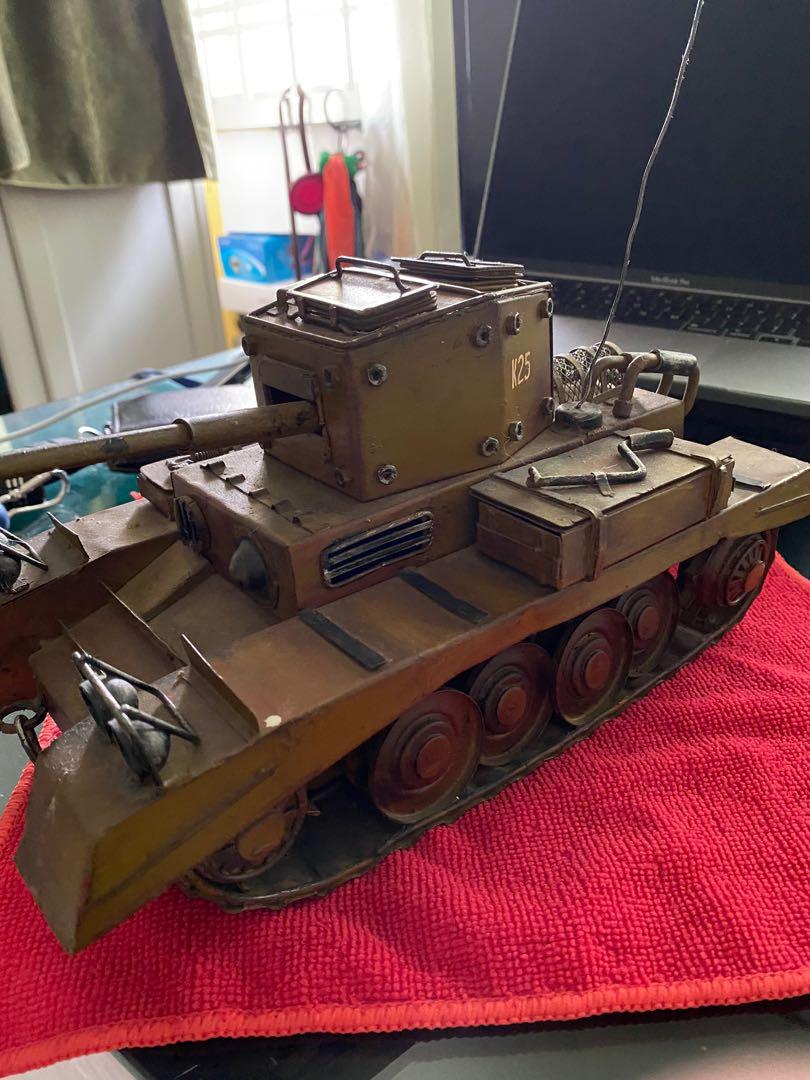 WW2 Rustic K25 Battle Tank, Furniture & Home Living, Home Decor, Vases ...