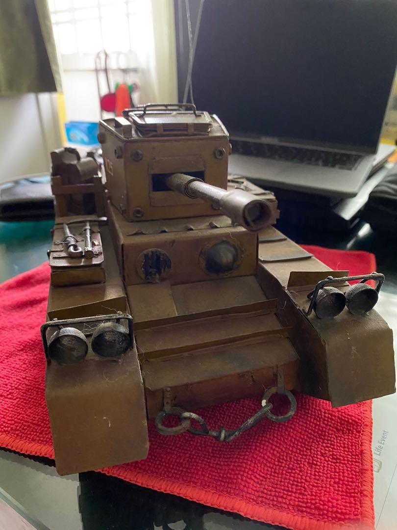 WW2 Rustic K25 Battle Tank, Furniture & Home Living, Home Decor, Vases ...