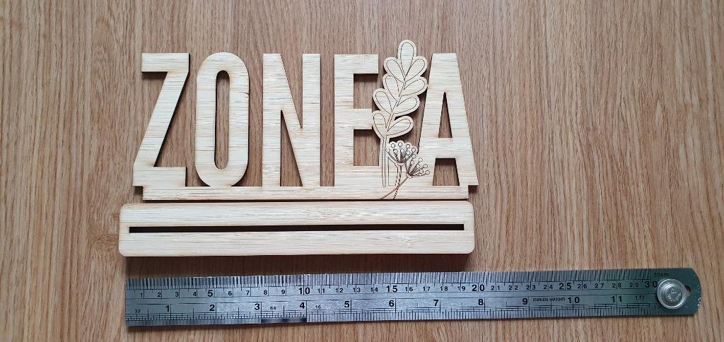 Zone A & Zone B Signage Pair (Duo Zoning - Singapore Weddings), Hobbies ...