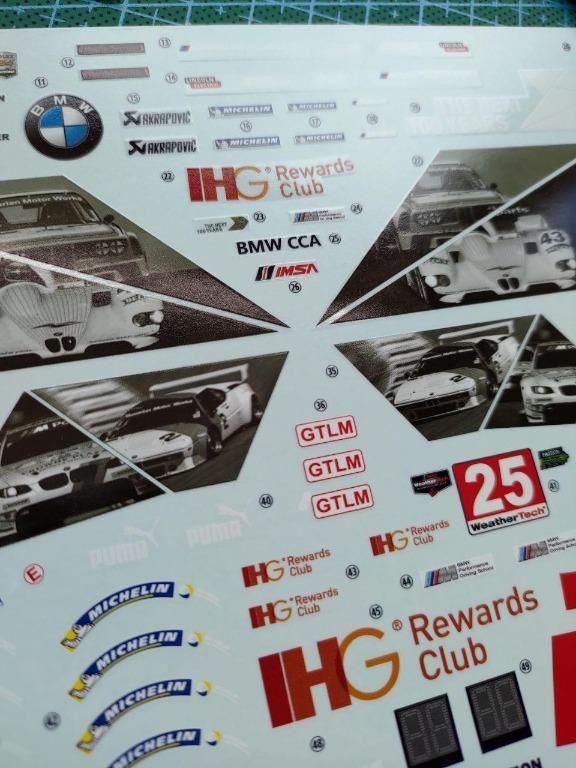 1/24 BMW M6 GTLM "100th Anniversary" 2016 IMSA WeatherTech Sportcar ...