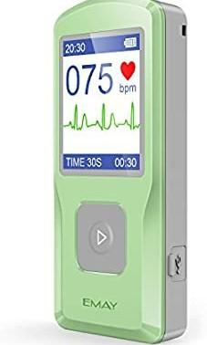 (1) EMAY Portable ECG/EKG Monitor (PC Software Compatible with Windows ...