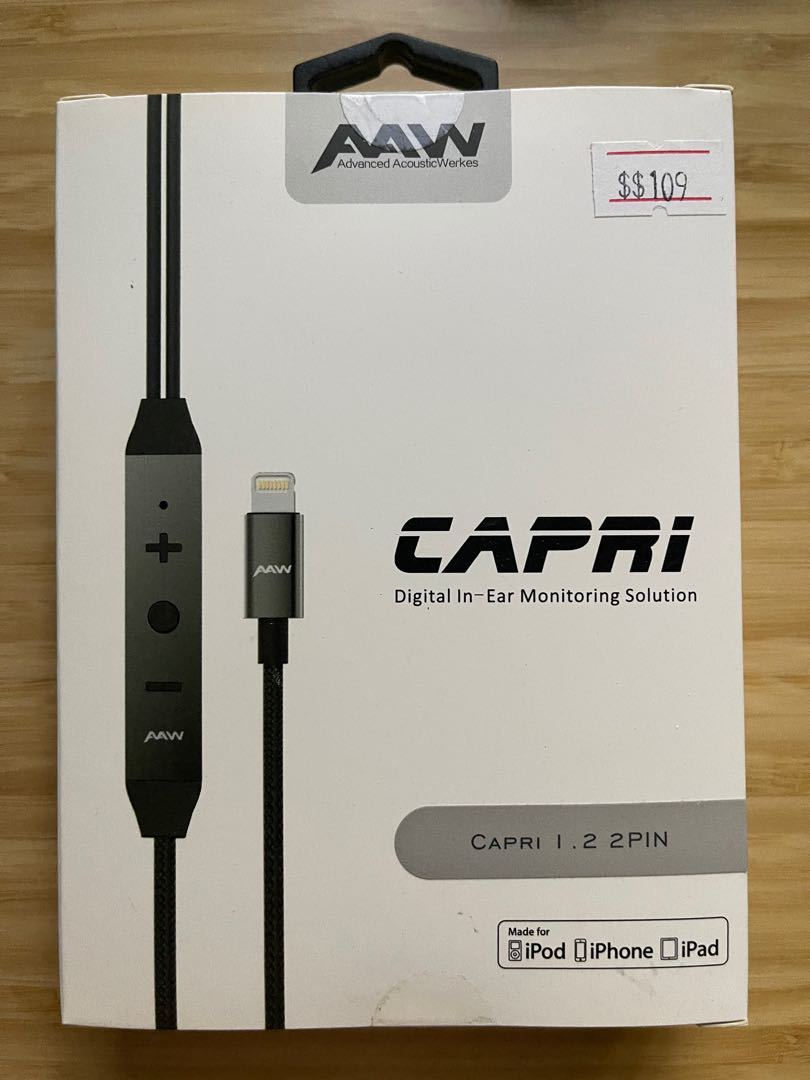 AAW Capri IEM Cable with Hi-Res DAC (2 pin), Audio, Other Audio ...