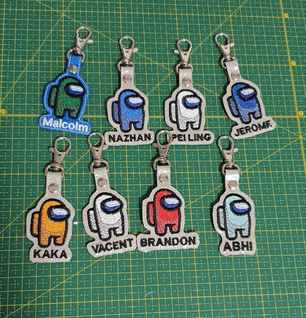 Among Us Keychain, Hobbies & Toys, Stationery & Craft, Handmade Craft ...
