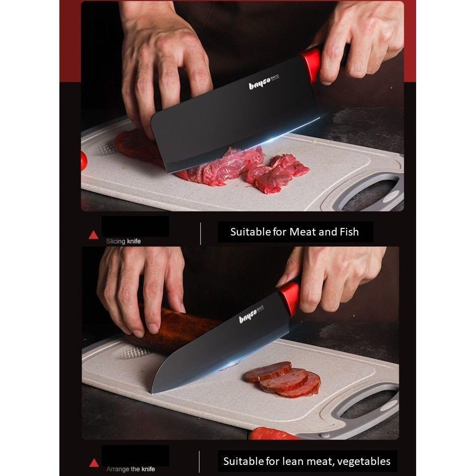 Authentic Bayco kitchen knife set, Furniture & Home Living, Kitchenware ...