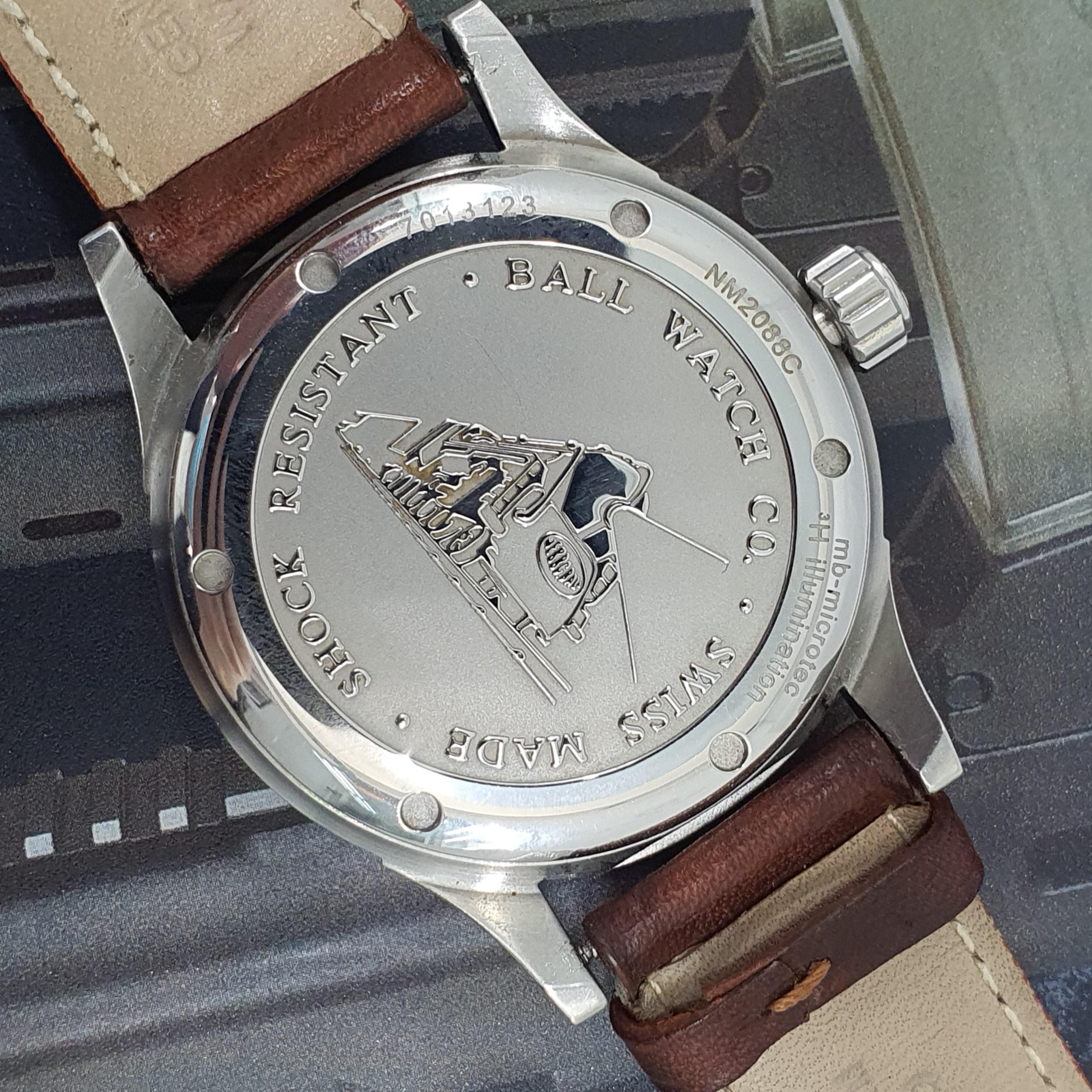 Ball Fireman Racer NM2088C White Dial Blue Arabic, Luxury, Watches on ...