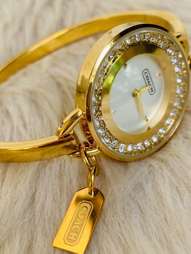 Coach Bangle Watch, Women's Fashion, Watches & Accessories, Watches on ...