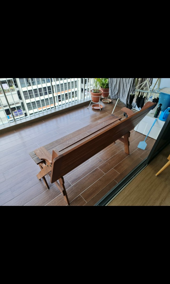 Convertible bench to table, Furniture & Home Living, Furniture, Tables ...