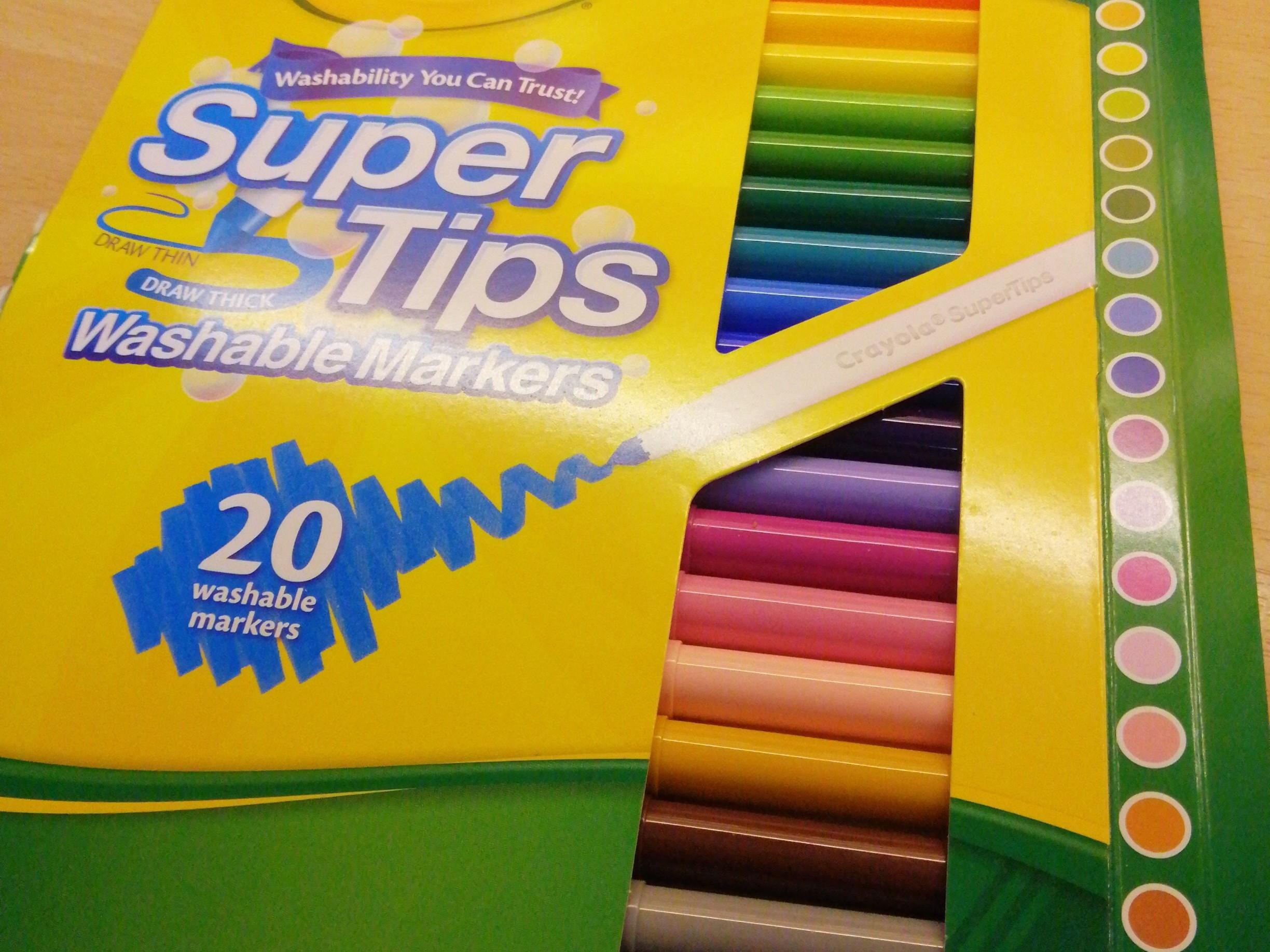 Crayola supertips 20, Hobbies & Toys, Stationery & Craft, Other ...