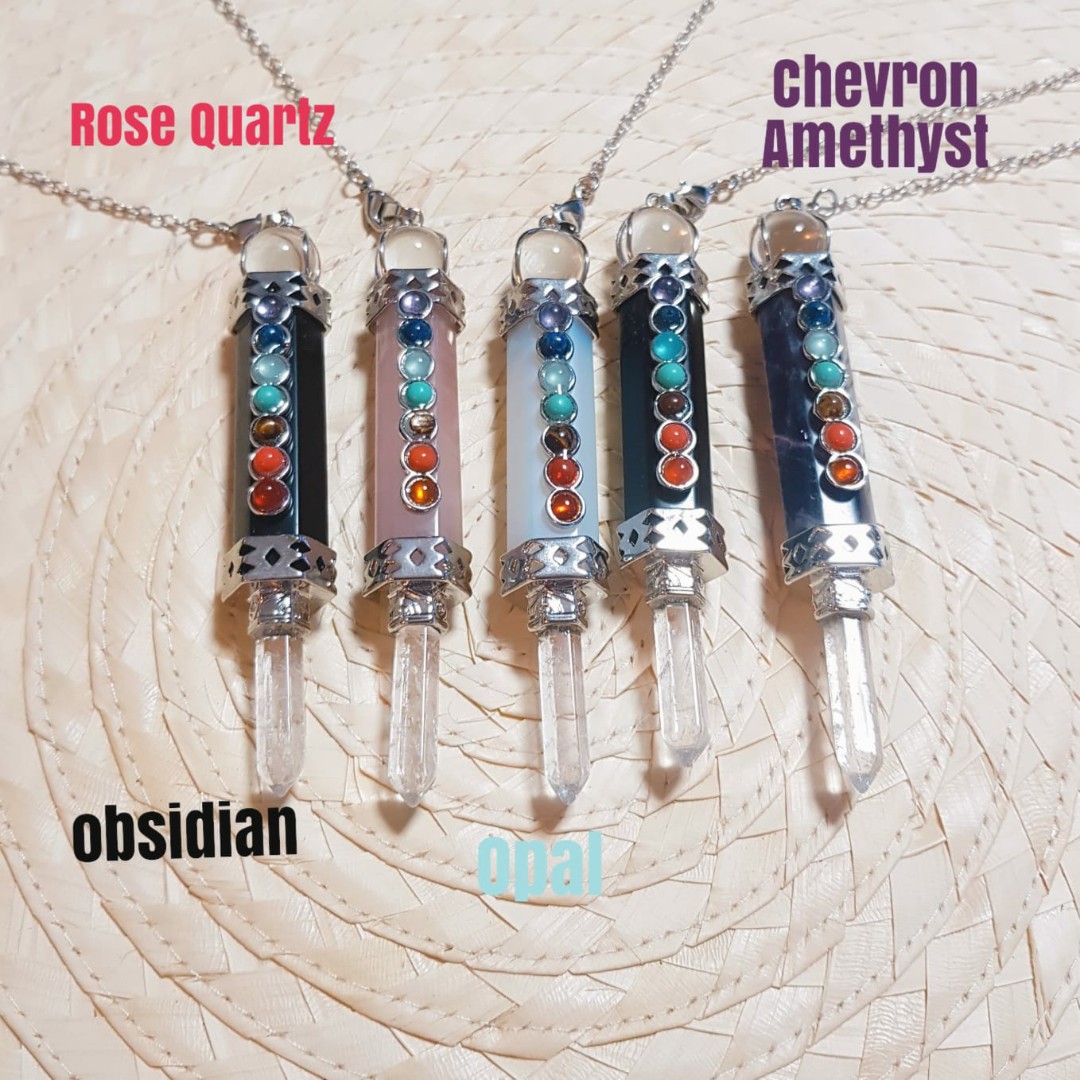 Crystal Chakra Pendulums, Hobbies & Toys, Stationery & Craft, Craft ...