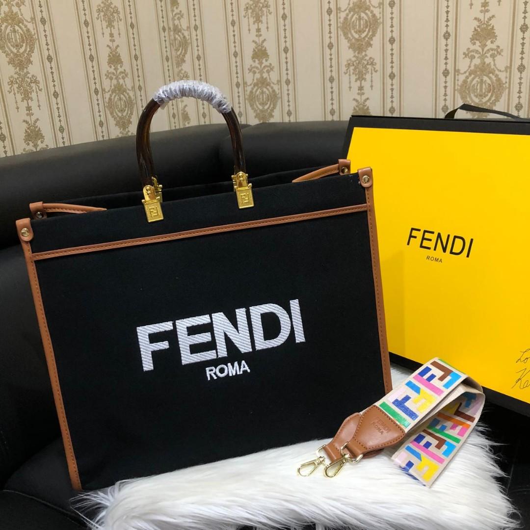 Fendi sunshine + box, Barang Mewah, Tas & Dompet di Carousell