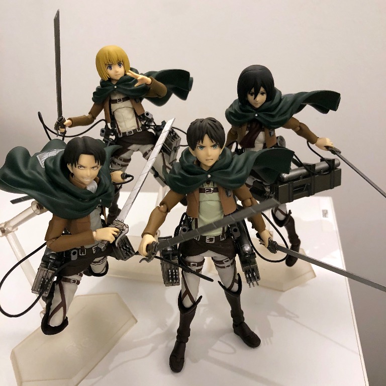 Figma Attack on Titans Bundle of 4, Hobbies & Toys, Toys & Games on Carousell