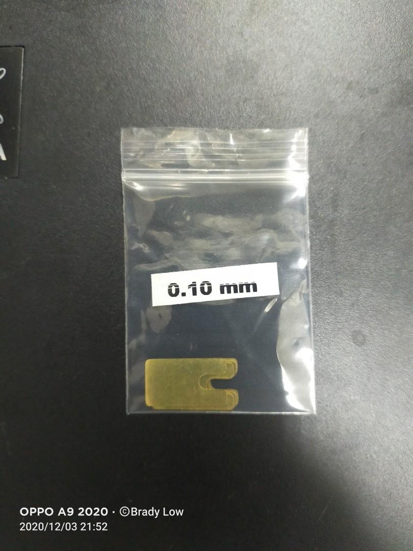 FLOYD ROSE BRIDGE SADDLE SHIM SET FOR ADJUSTING INDIVIDUAL SADDLE ...