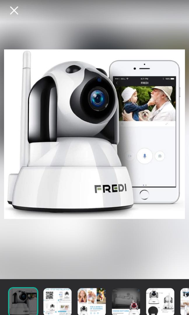 Fredi Ip cam, Furniture & Home Living, Security & Locks, Security ...