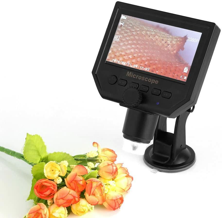 G600 Digital Portable Microscope 1-600X 3.6MP Continuous Magnifier With ...
