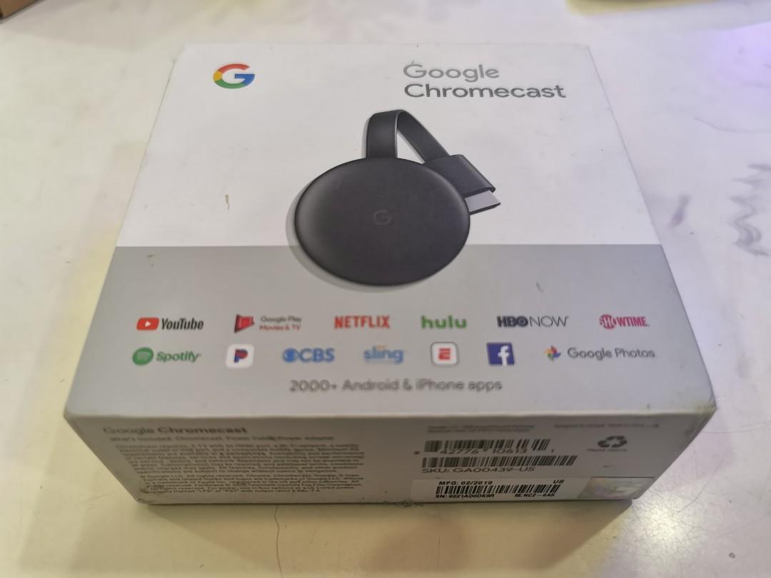 Google Chromecast Original, TV & Home Appliances, TV & Entertainment ...
