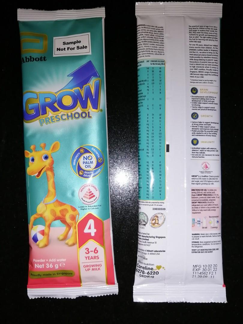 GROW Milk Powder, Babies & Kids, Nursing & Feeding, Weaning & Toddler ...