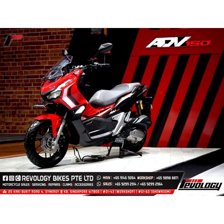 HONDA ADV 150 RED ABS NEW ADV150 FOR SALE, Motorcycles, Motorcycles for ...