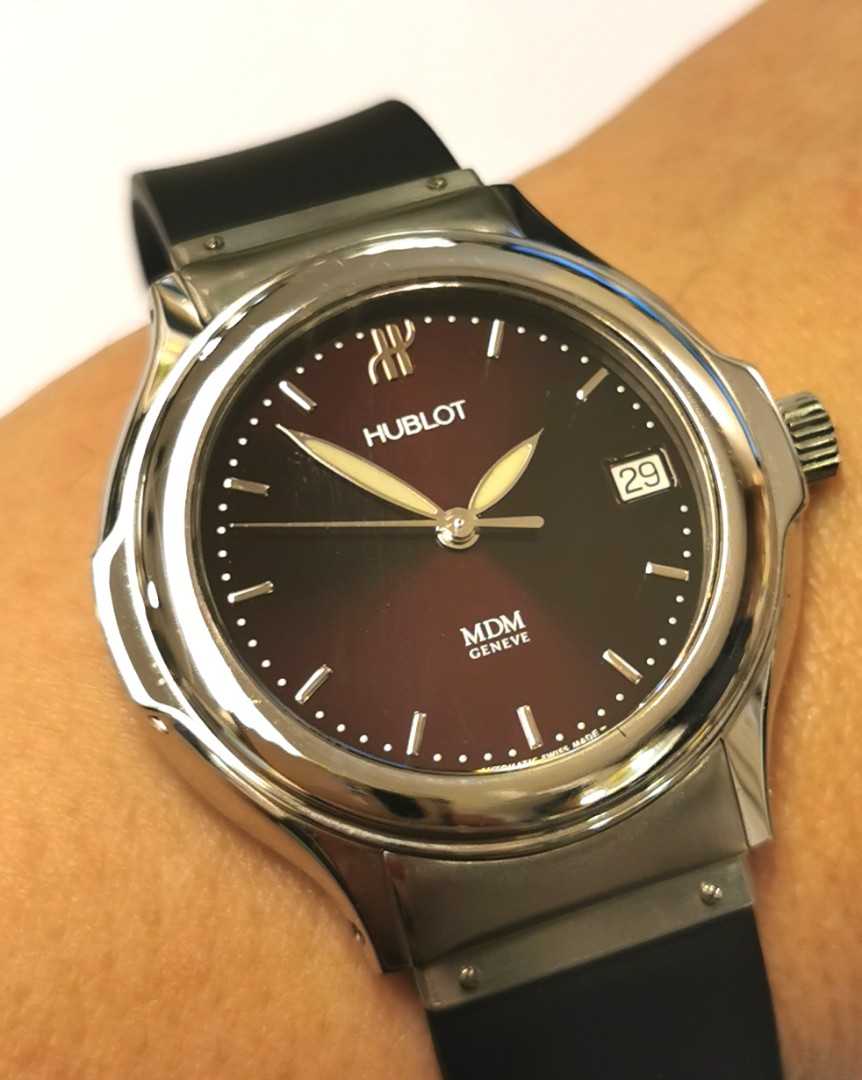 (sold to a Very Nice gentleman) Hublot MDM men size 36mm, Luxury ...