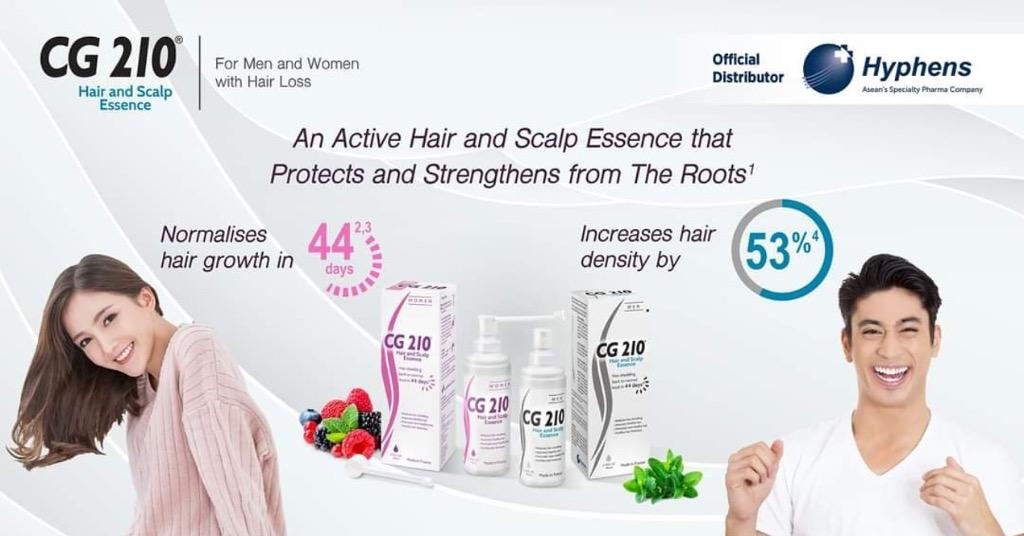 Hyphens Pharma CG210 Hair and Scalp Essence, Beauty & Personal Care ...
