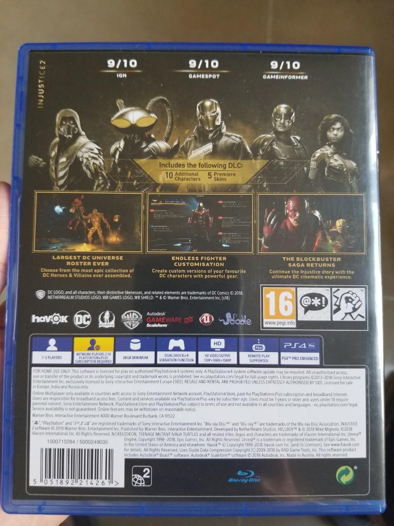 Injustice 2 Legendary Edition dc 超級英雄：武力對決 2 ps4 game switch xbox pc ...