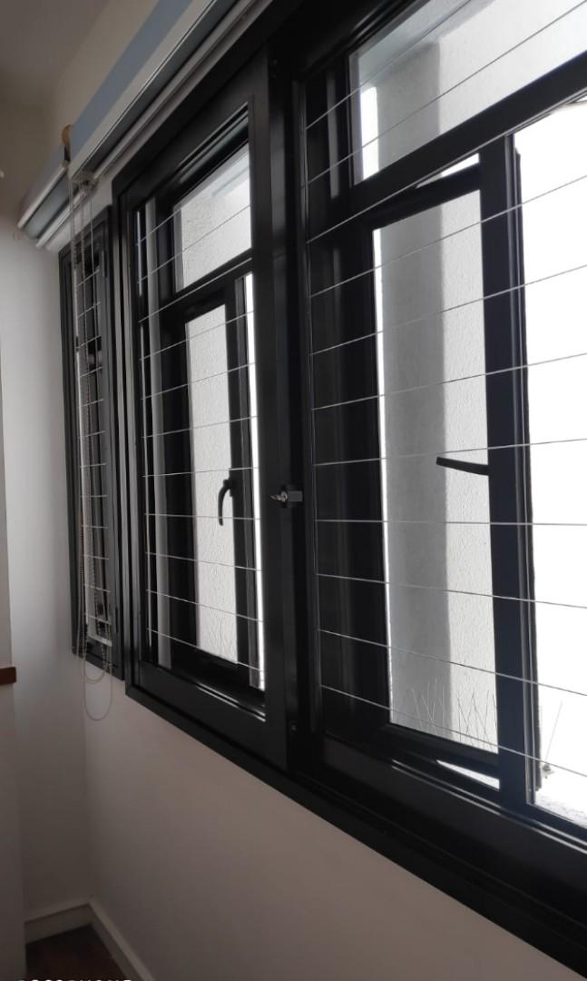 Invisible grille (sliding + fixed), Furniture & Home Living, Furniture ...