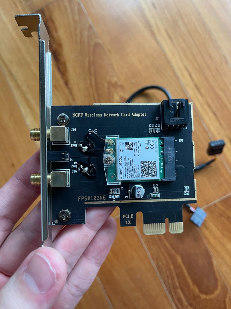 Killer Wi-Fi 6 AX1650, WiFi 6 and Bluetooth 5.1 enabled., Electronics ...