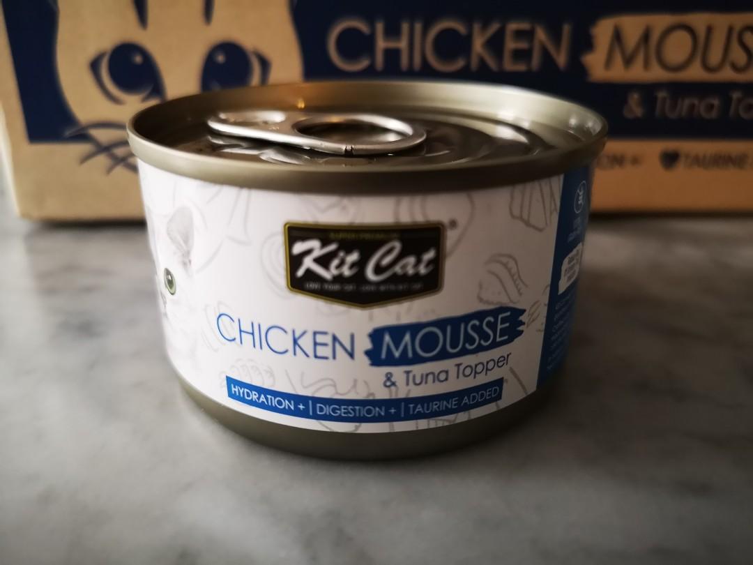 Kitcat Chicken Mousse & Tuna Tapper, Pet Supplies, Pet Food on Carousell