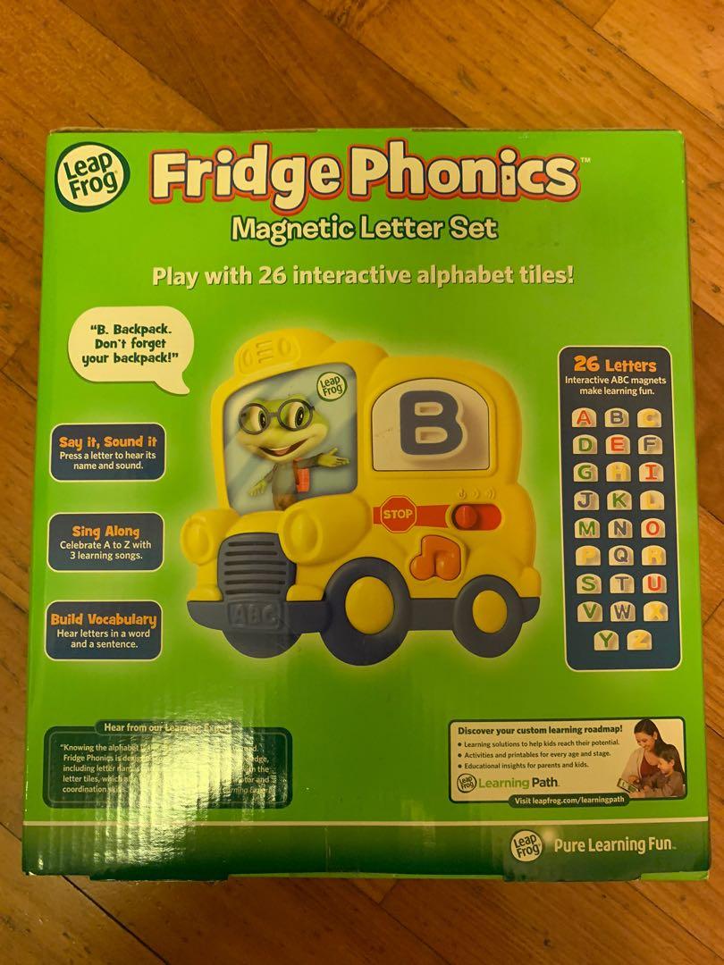 Leapfrog Fridge Phonics Magnetic Alphabet Set, Hobbies & Toys, Toys ...
